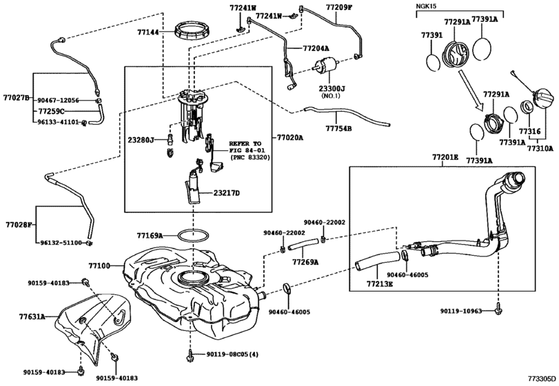 Fuel Tank & Tube for 2016 - 2018 Toyota ETIOS/ LIVA/ CROSS NGK11 ...