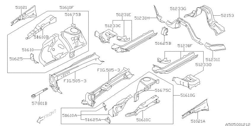 Body panel for 2008 - 2011 Subaru EXIGA YA5A | Japan sales region ...