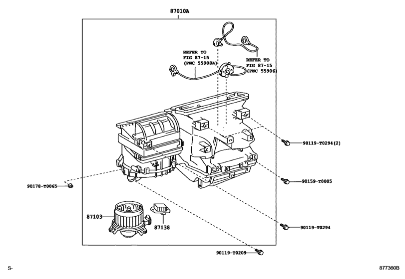 Heating & Air Conditioning - Heater Unit & Blower for 2004 - 2011 ...