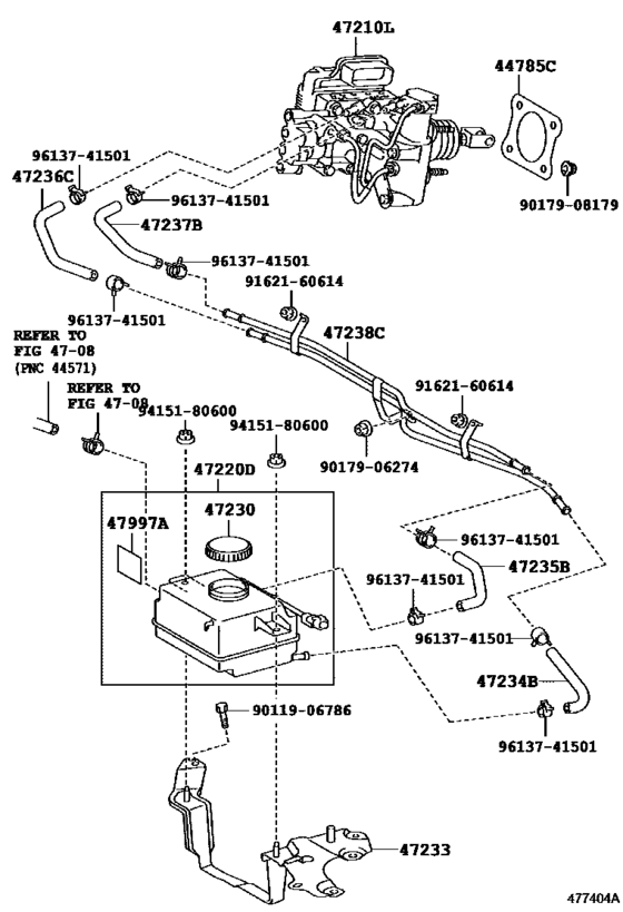 Brake Master Cylinder for 2010 - 2018 Toyota LEXUS CT200H ZWA10 ...