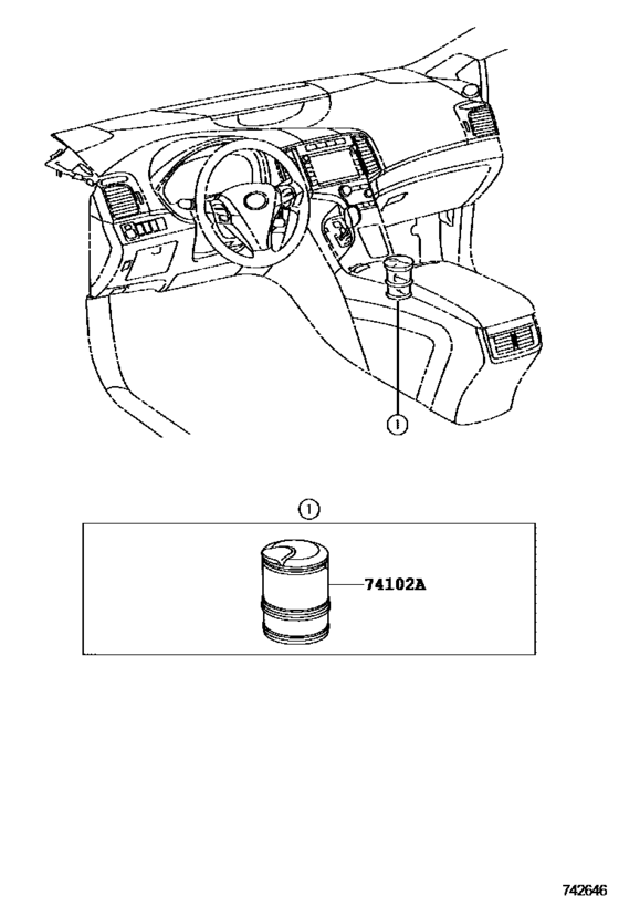 Ash Receptacle for 2013 - 2015 Toyota VENZA AGV10 | General sales ...