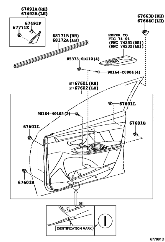 Front Door Panel & Glass for 2016 - 2018 Toyota VIOS NSP151 | General ...