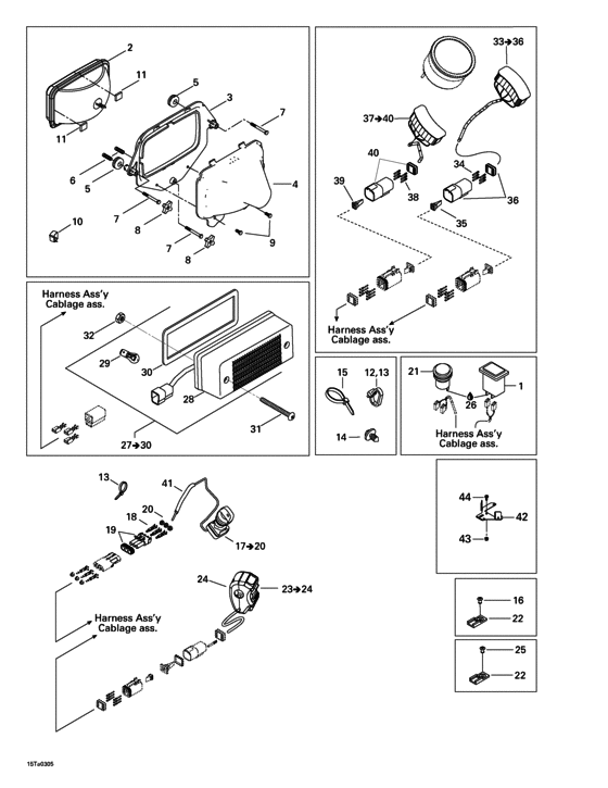 10- Main Harness And Electrical Accessories for 2003 Bombardier #2017 ...