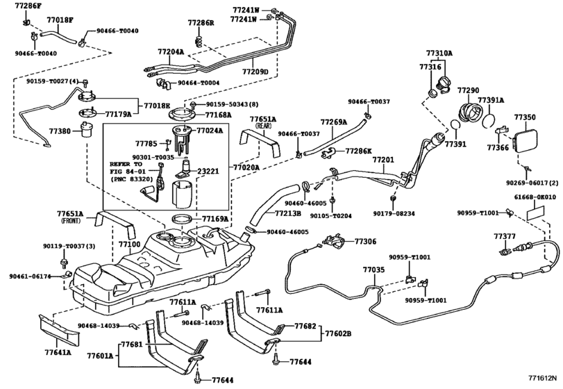Fuel Tank & Tube for 2005 - 2012 Toyota INNOVA/ KIJANG/ REVO/ UNSER ...