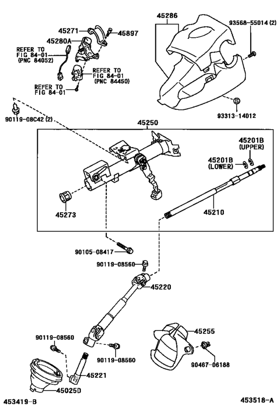 Steering Column & Shaft for 2003 - 2006 Toyota SCION XB NCP31 | U.S.A ...