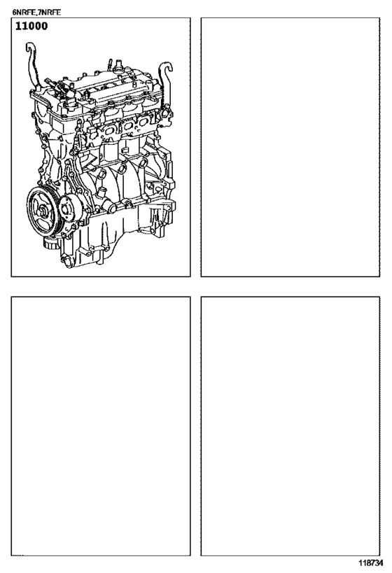 Partial Engine Assembly for 2017 - 2018 Toyota YARIS/ ECHO/ VIOS/ LIMO ...