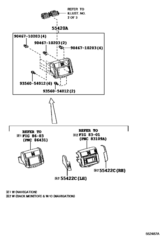 Instrument Panel & Glove Compartment for 2010 - 2015 Toyota LAND ...