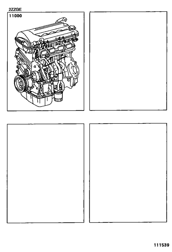 Partial Engine Assembly for 1999 - 2005 Toyota CELICA ZZT231 | General ...