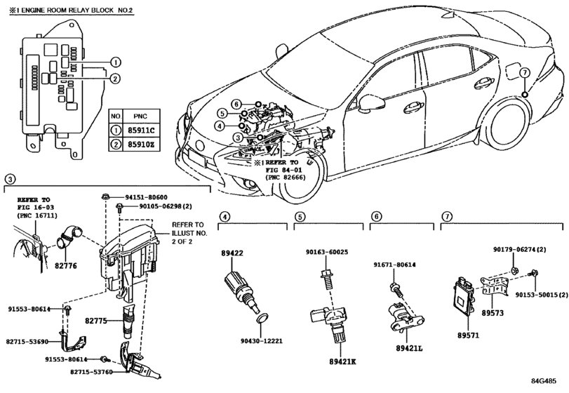 Electronic Fuel Injection System for 2015 - 2018 Toyota LEXUS IS ASE30 ...
