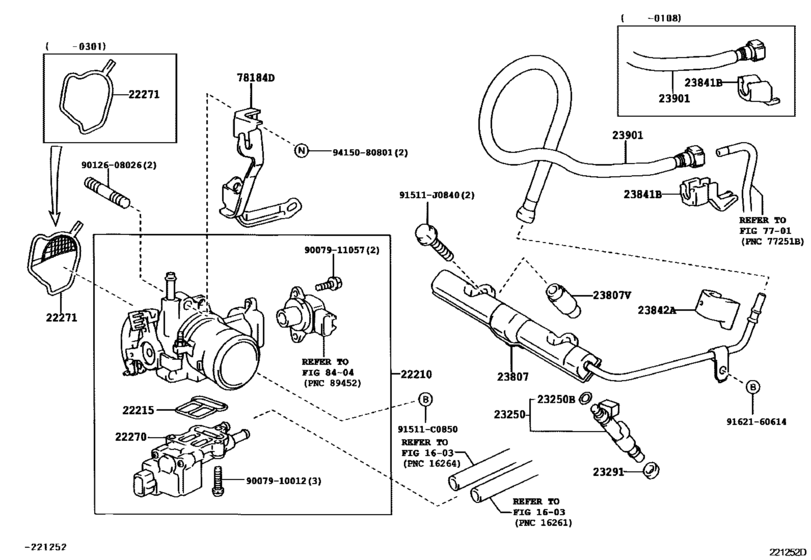 Fuel Injection System for 1999 - 2005 Toyota VITZ NCP15 | Japan sales ...