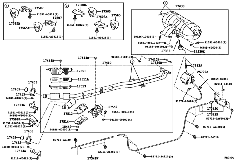 Exhaust Pipe for 2010 - 2012 Toyota LEXUS LFA LFA10 | General sales ...