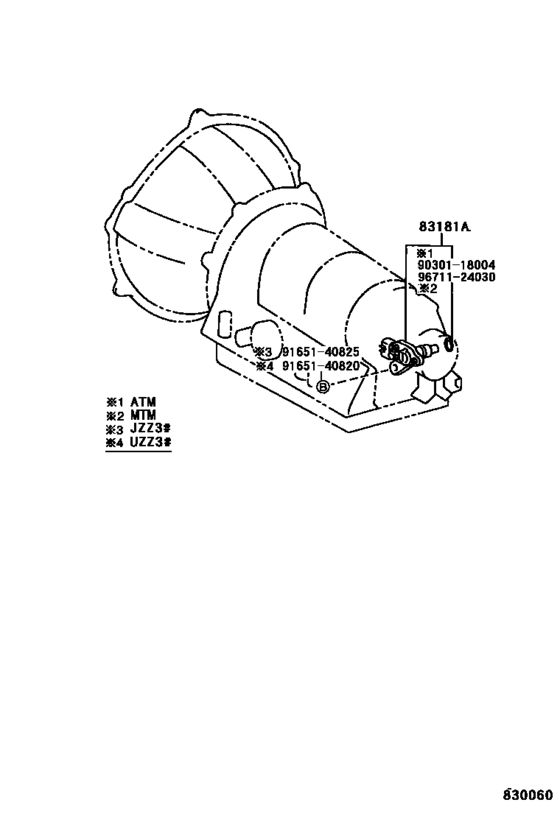 Meter for 1991 - 1994 Toyota SOARER JZZ30 | Japan sales region ...