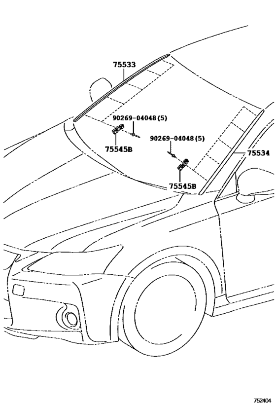 Front Moulding for 2010 - 2018 Toyota LEXUS CT200H ZWA10 | Europe sales ...