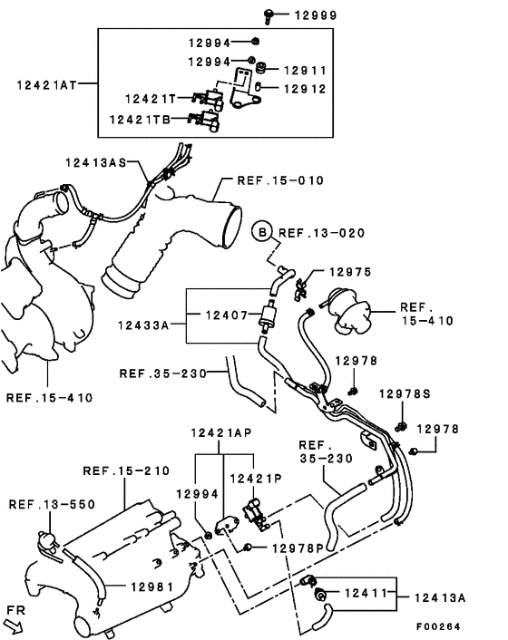 Emission control for 2008 - 2009 Mitsubishi LANCER EVOLUTION CZ4A ...