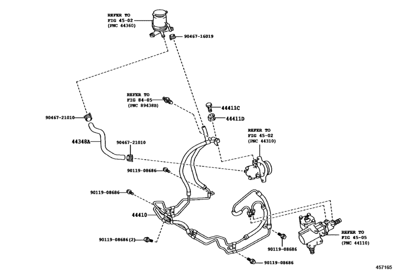Power Steering Tube for 2017 - 2018 Toyota LAND CRUISER VDJ79 | U.S.A ...