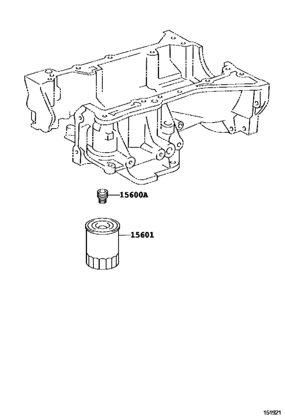 Oil Filter for 2011 - 2015 Toyota CAMRY/ VISTA/ AURION ACV51 | General ...