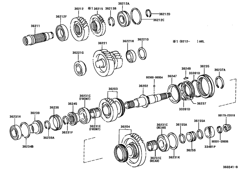 Transfer Gear for 2001 - 2007 Toyota LAND CRUISER HDJ79 | U.S.A. sales ...