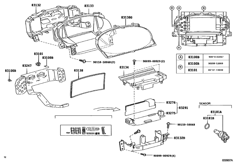 Meter для Toyota YARIS/ ECHO/ VIOS/ LIMO NCP10, год: 1999 - 2005. OEM ...