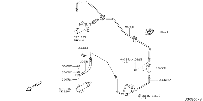 Clutch piping for 2005 - 2007 Nissan FAIRLADY Z Z33 | Japan sales ...