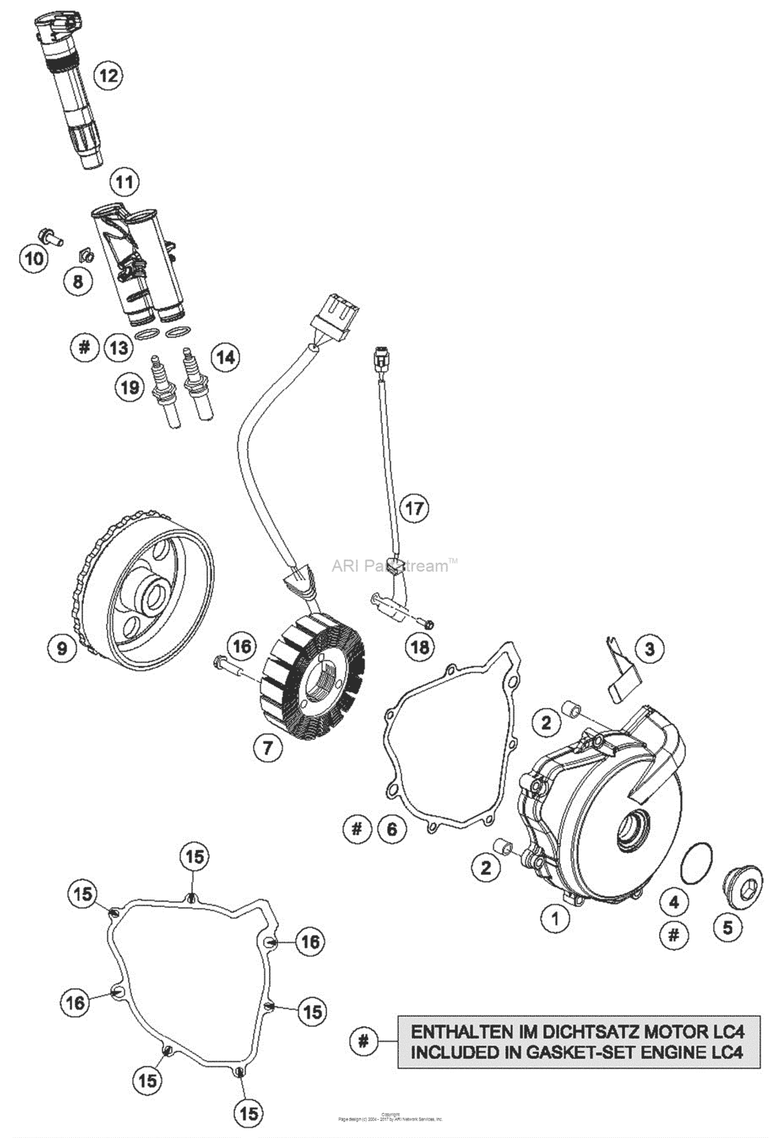 Ignition System for 2017 KTM 690 | US/EU sales region, , 18107275-940734