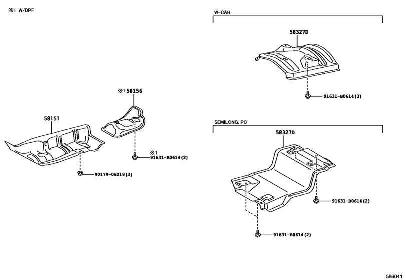 Floor Insulator for 2017 - 2018 Toyota LAND CRUISER VDJ79 | General ...