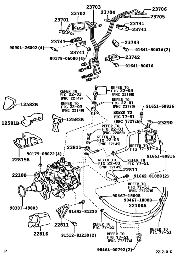 Injection Pump Assembly for 2001 - 2007 Toyota LAND CRUISER HDJ79 ...