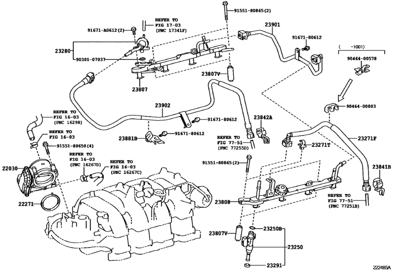Fuel Injection System for 2009 - 2018 Toyota LEXUS GX URJ150 | U.S.A ...