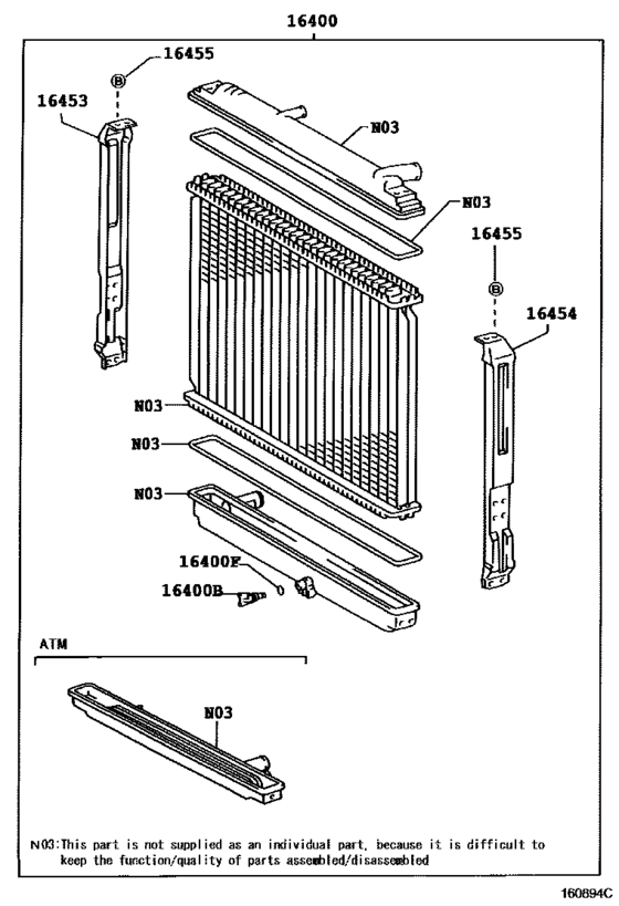 Radiator & Water Outlet for 1993 - 2016 Toyota COASTER HZB50 | Europe ...
